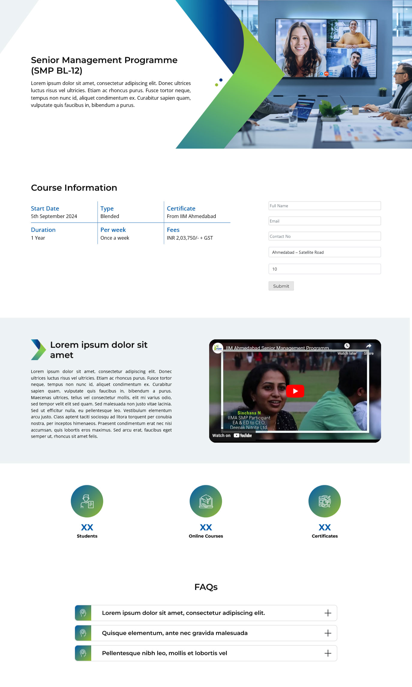 Senior Management Programme -Blended Learning - VCNow