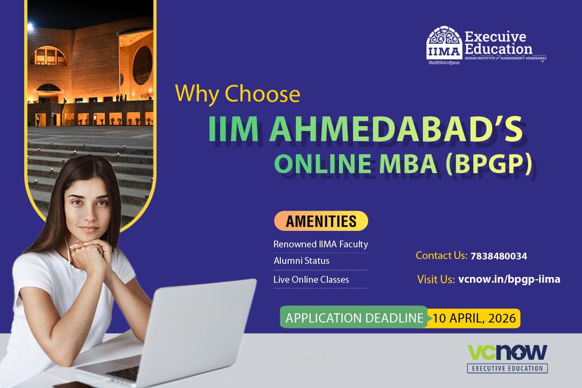 Why Choose IIM Ahmedabad Online MBA (BPGP) in India - vcnow